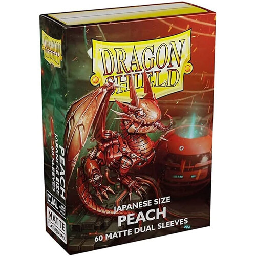 Dragon Shield Japanese Size Dual Matte Sleeves Peach (60) - ДЕПО