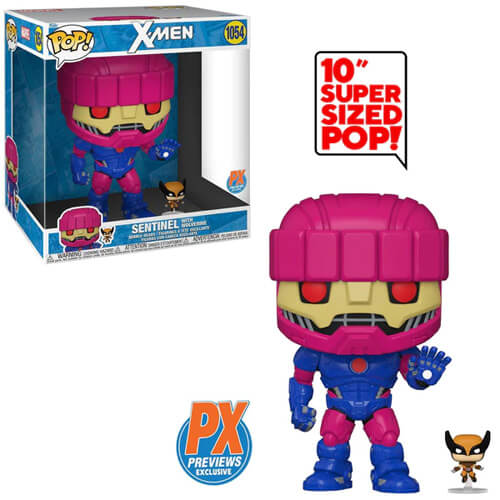 Funko Pop! Jumbo X Men – Sentinel with Wolverine (Special Edition ...